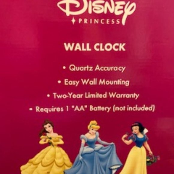 Disney | Wall Decor | Disney Princess Wall Clock From 90s | Poshmark